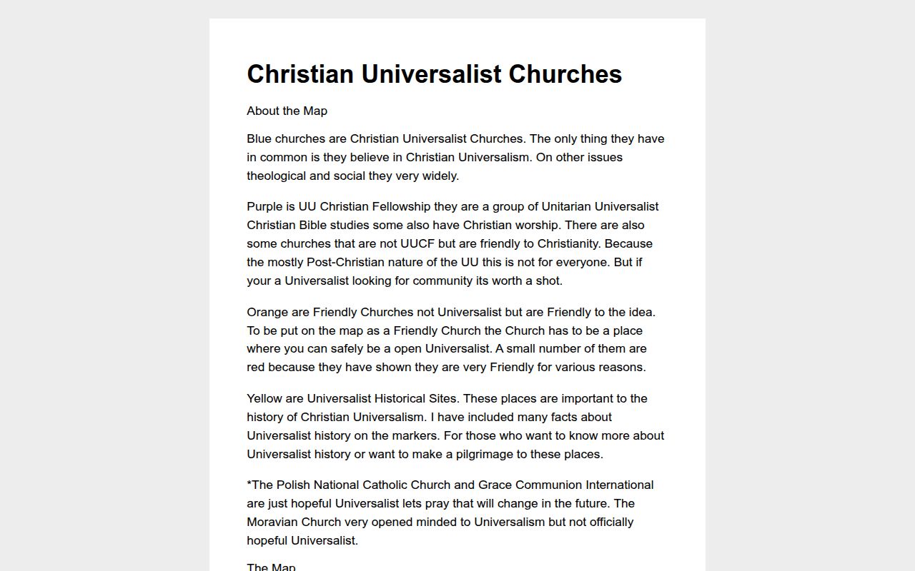 Christian Universalist Churches